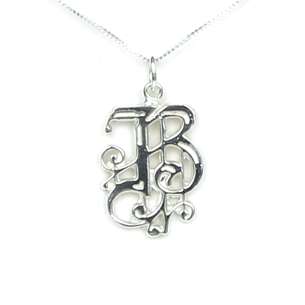 Initial Letter B Sterling Silver by Lucina K / Artist Lori Strickland